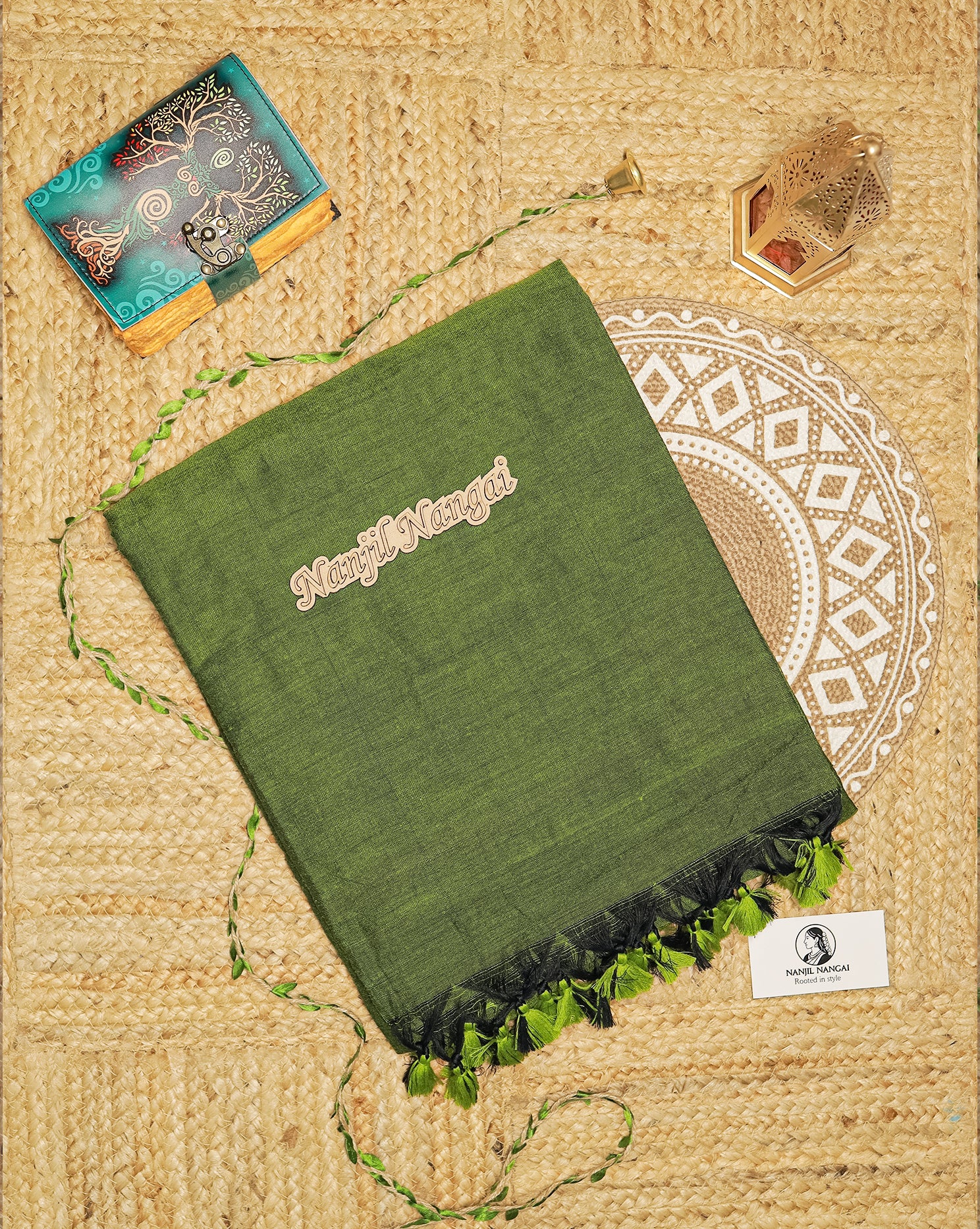 MARUDHANI-Premium Khadi Cotton Saree - KHSNN001 – nanjilnangai