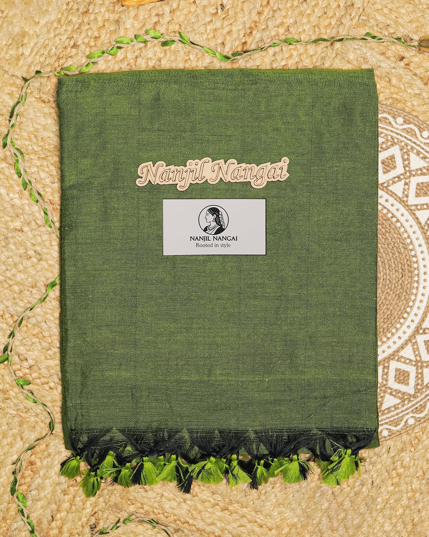 MARUDHANI-Premium Khadi Cotton Saree - KHSNN001 – nanjilnangai